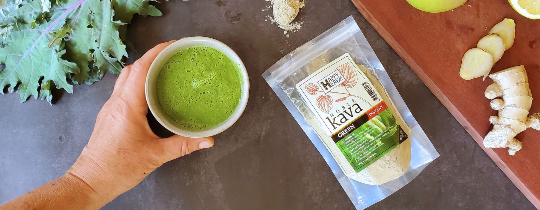 Green Kava Smoothie – Happy Herb Co