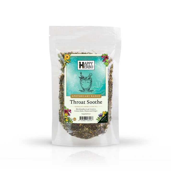 Throat Soothe Herbal Tea Blend | Throat Comfort Tea | Happy Herb Co